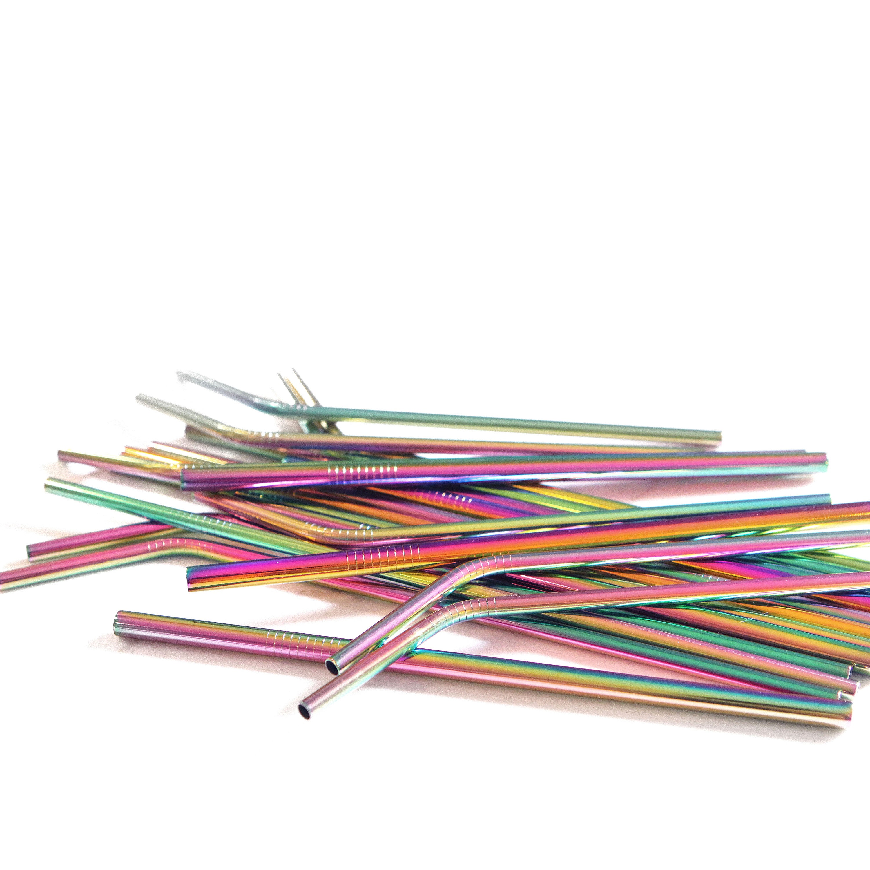 Reusable Straws Rainbow Straws Eco Friendly Straws | Etsy