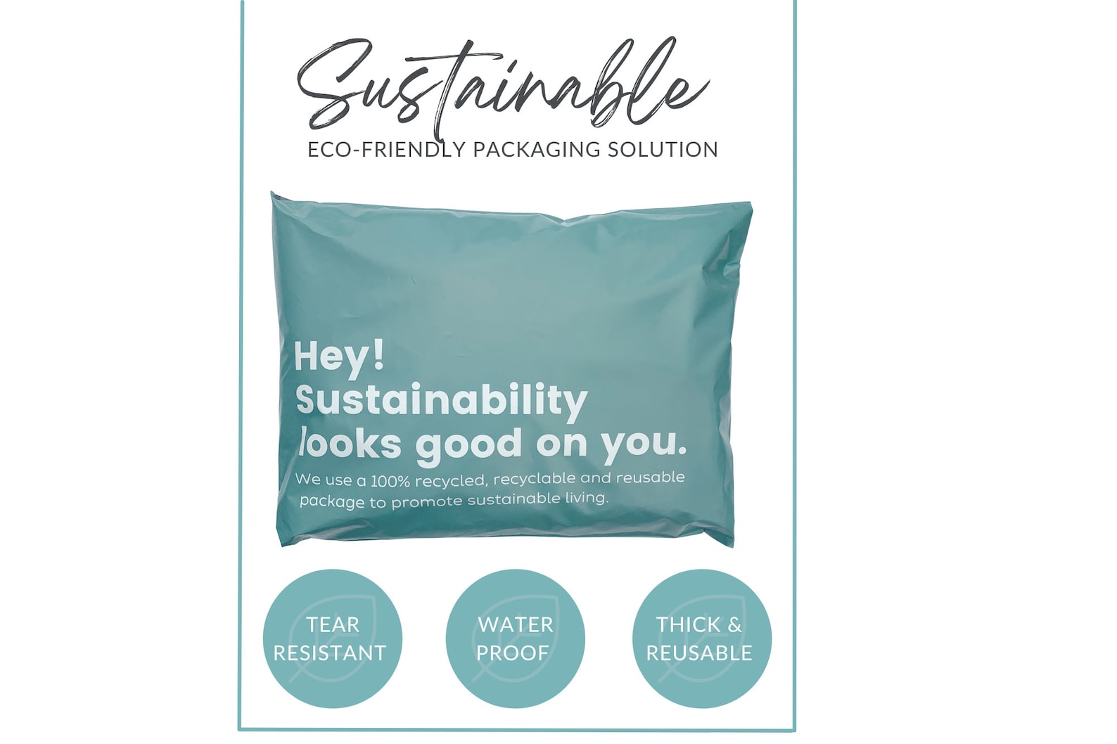 Eco-friendly Recycled Poly Mailers I Zero Waste Packaging I 100% ...