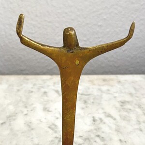 Antique Vintage Mid Century Solid Brass Jesus Statue MCM Art Deco ...
