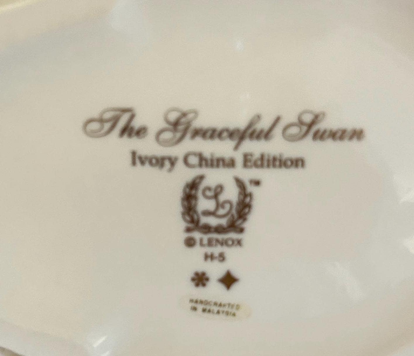 Vintage Lenox Collections the Graceful Swan Procelain Sculpture 24k ...