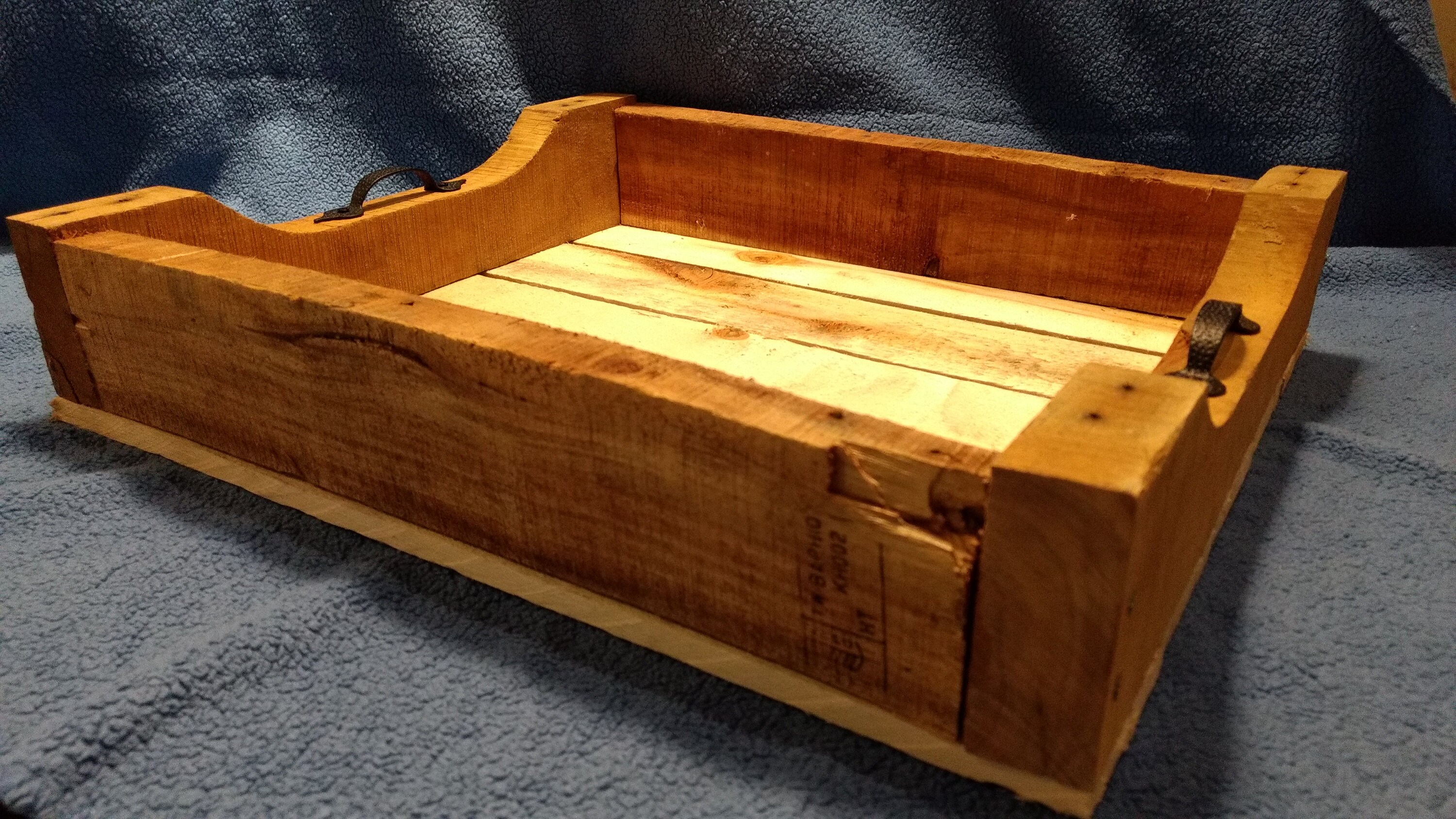 Reclaimed Pallet Wood Serving Tray - Etsy