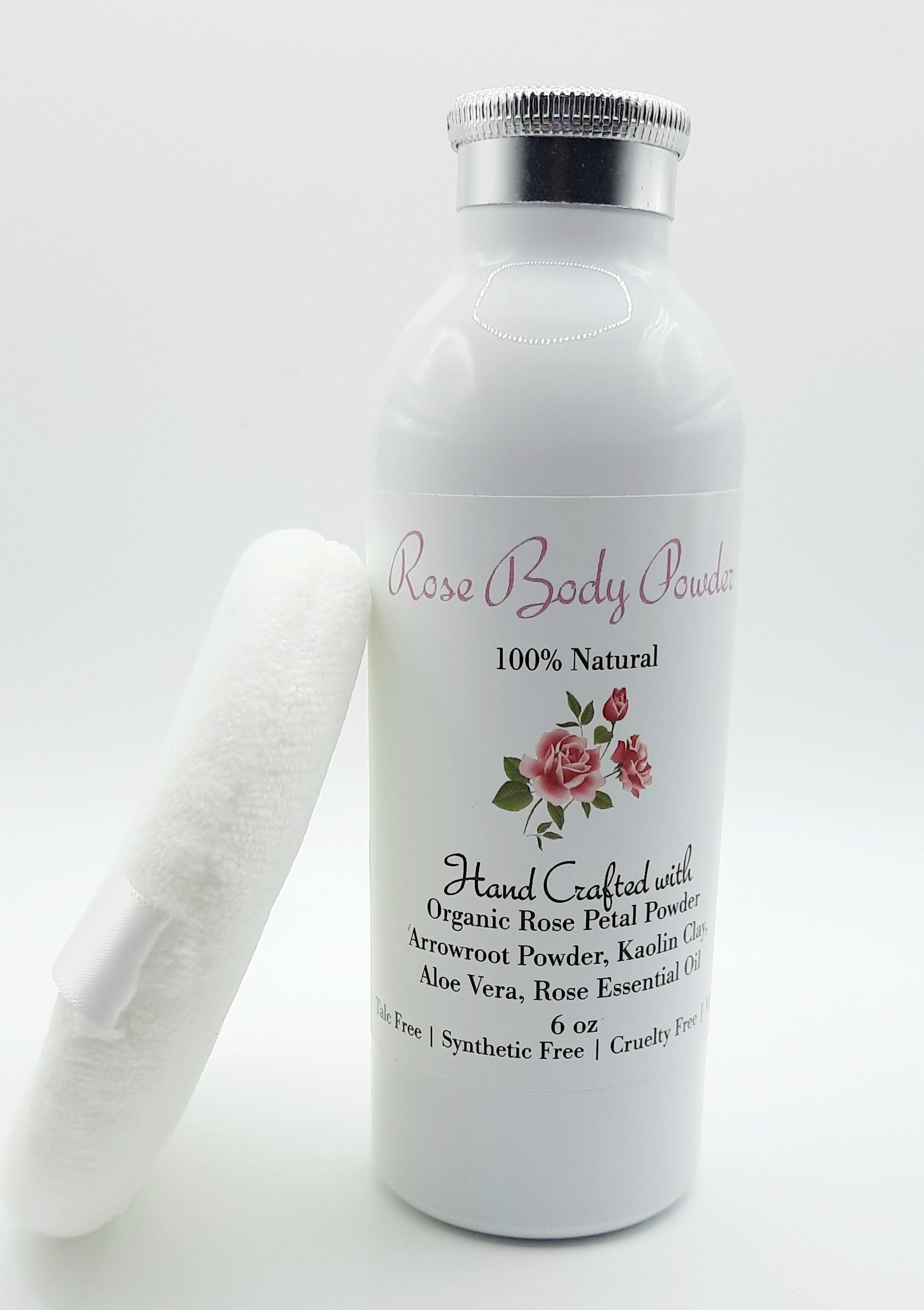 Natural Talc Free Body Powder Lavender Body Powder Rose Body Powder ...