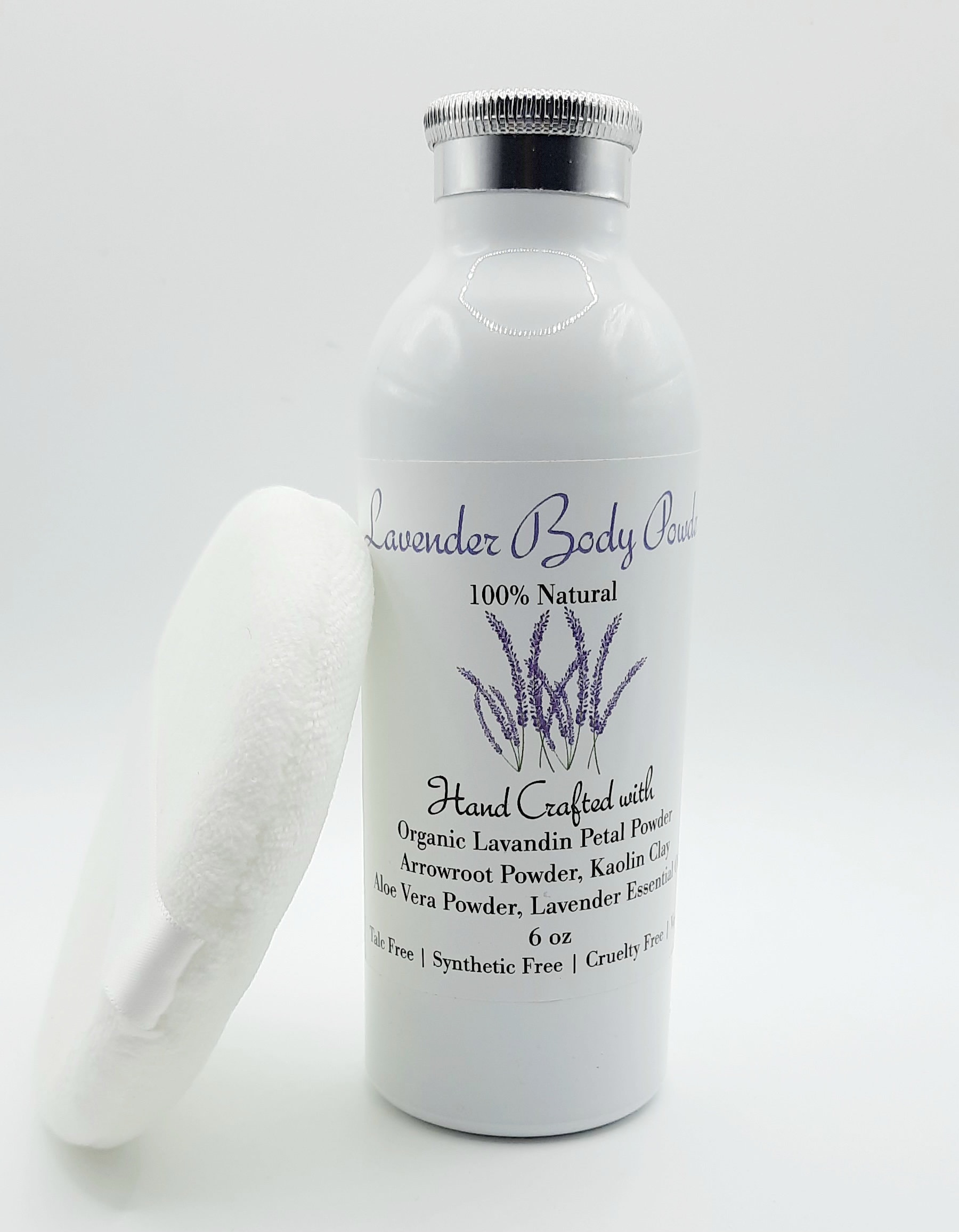 Natural Talc Free Body Powder Lavender Body Powder Rose Body Powder ...