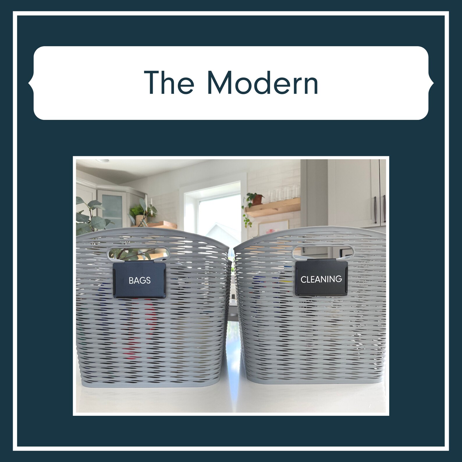 Food Storage Labels Modern Pantry Labels for Jars Canister | Etsy