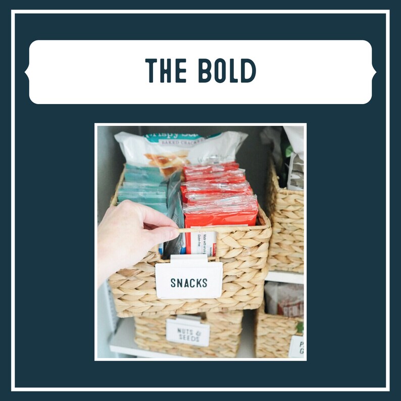 Home Organization Custom Vinyl Labels, Home Storage Labels, Organizing ...