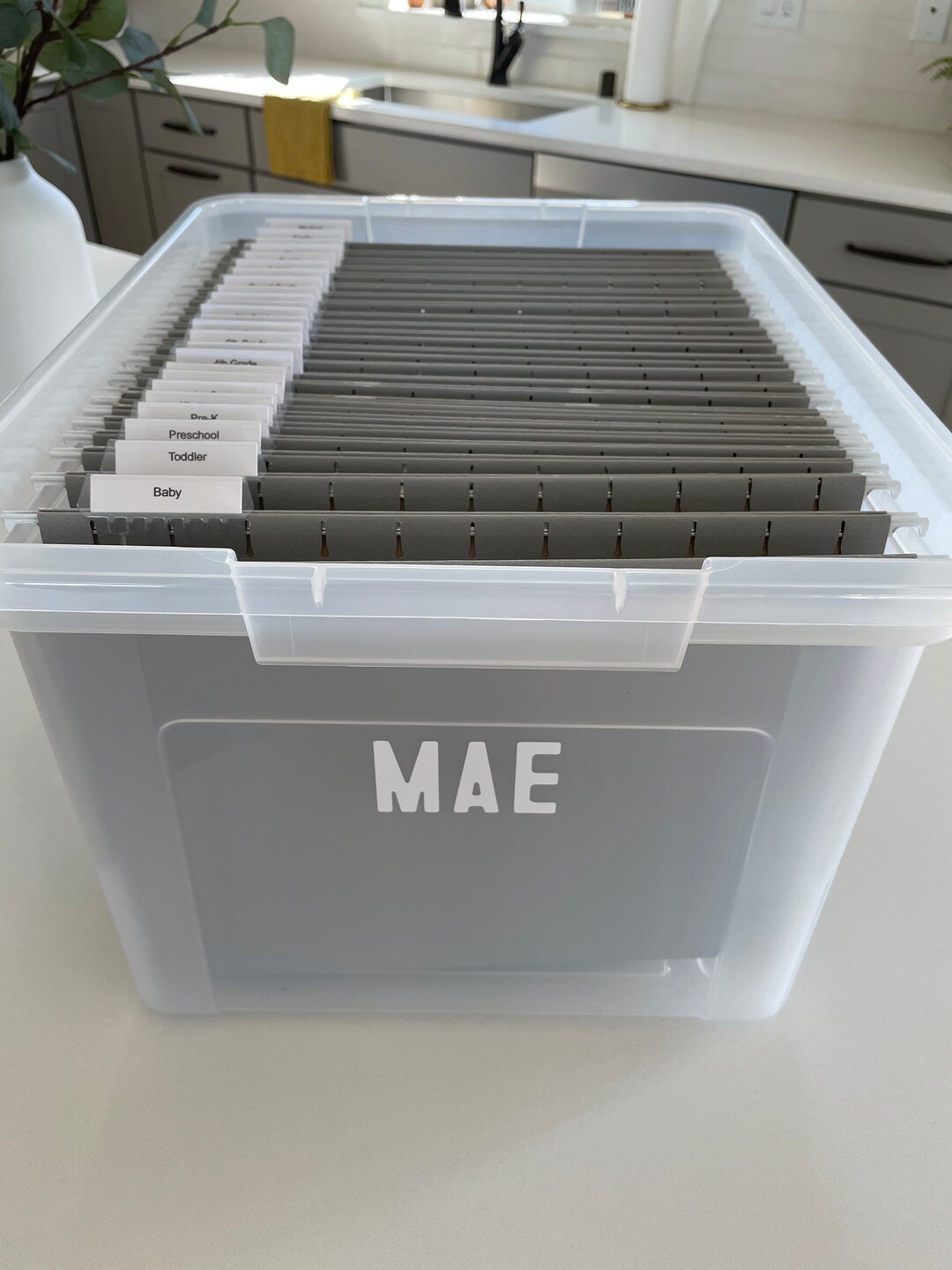 Kids Keepsake Box DIY Kit, Memory Box, Milestone Tote, School Keepsakes ...