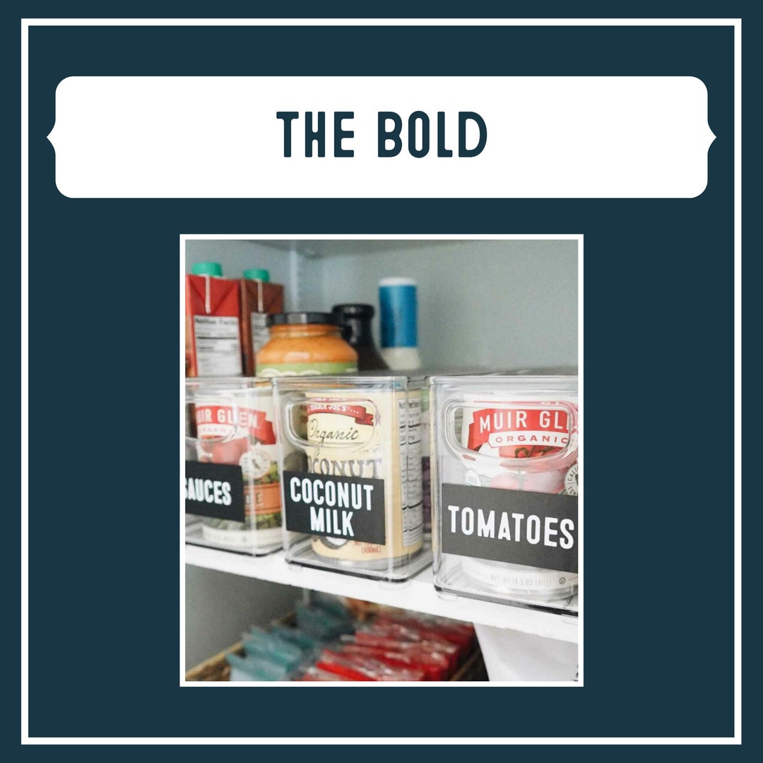 Custom Vinyl Labels for Home Organization From the Orderly Space - Etsy