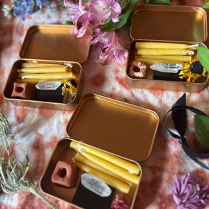 Mini Altar Tins With 20-minute Meditation Candles - Etsy