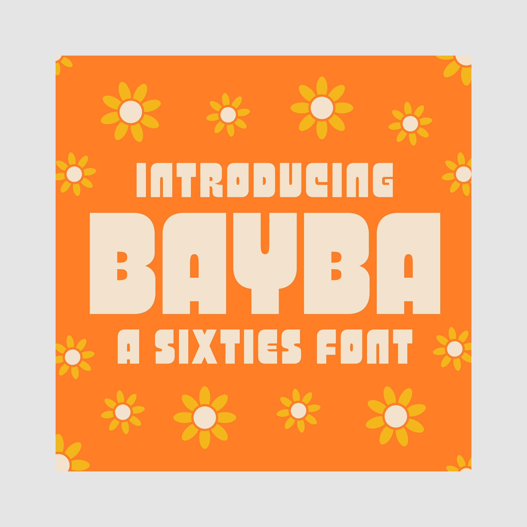 Bayba Display Font - Etsy