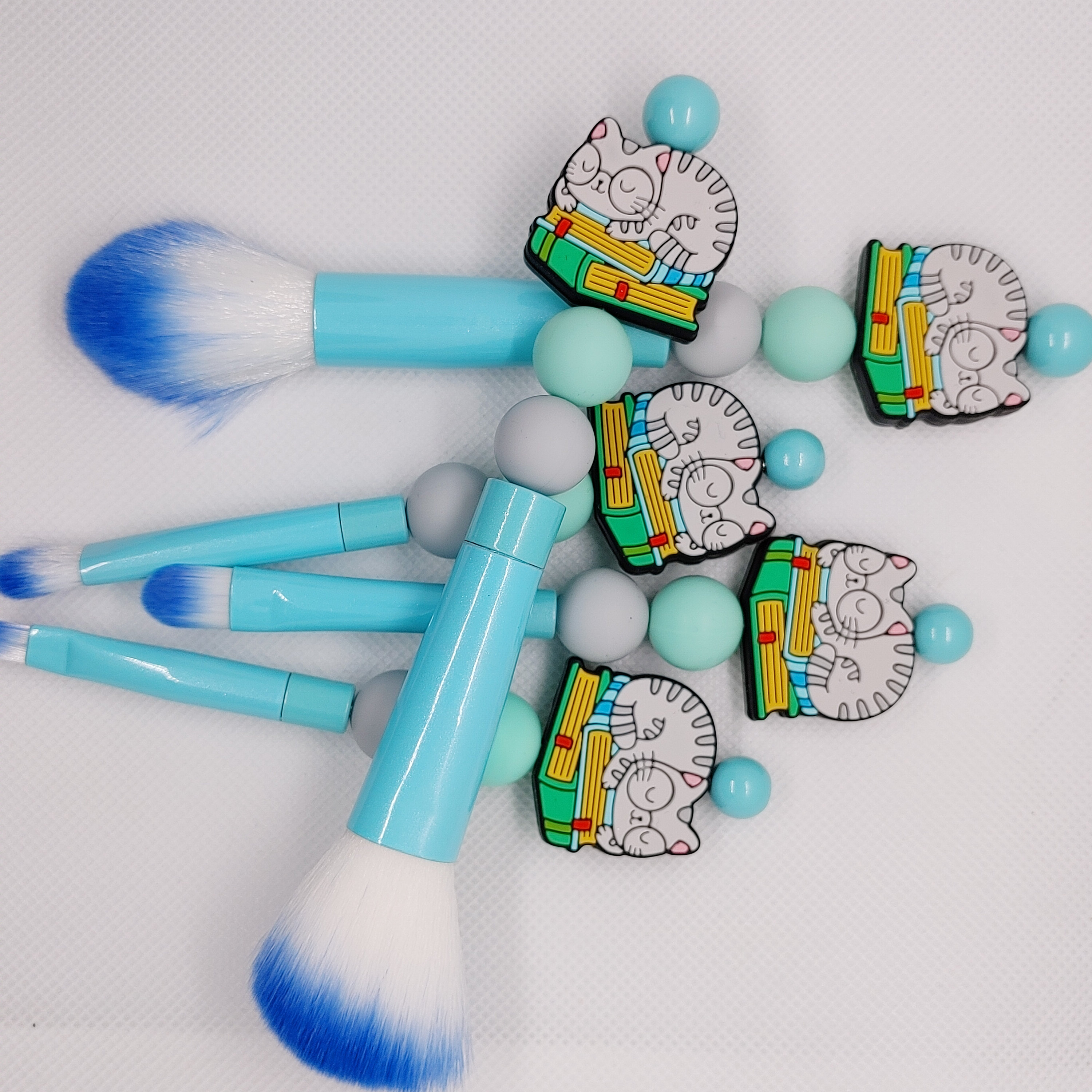 Kitten Book Makeup Brushes - Etsy