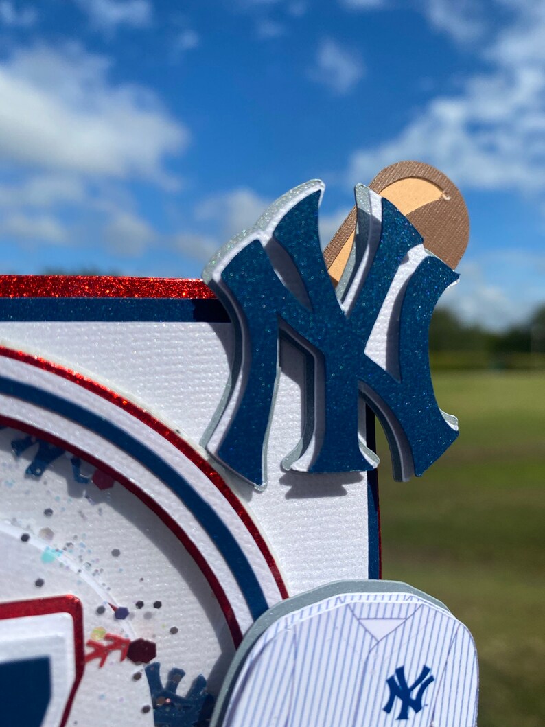 Yankees Baseball Cake Topper - Etsy