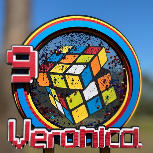 Rubik's Cube Face Mask Rubik's Mask Kids - Etsy