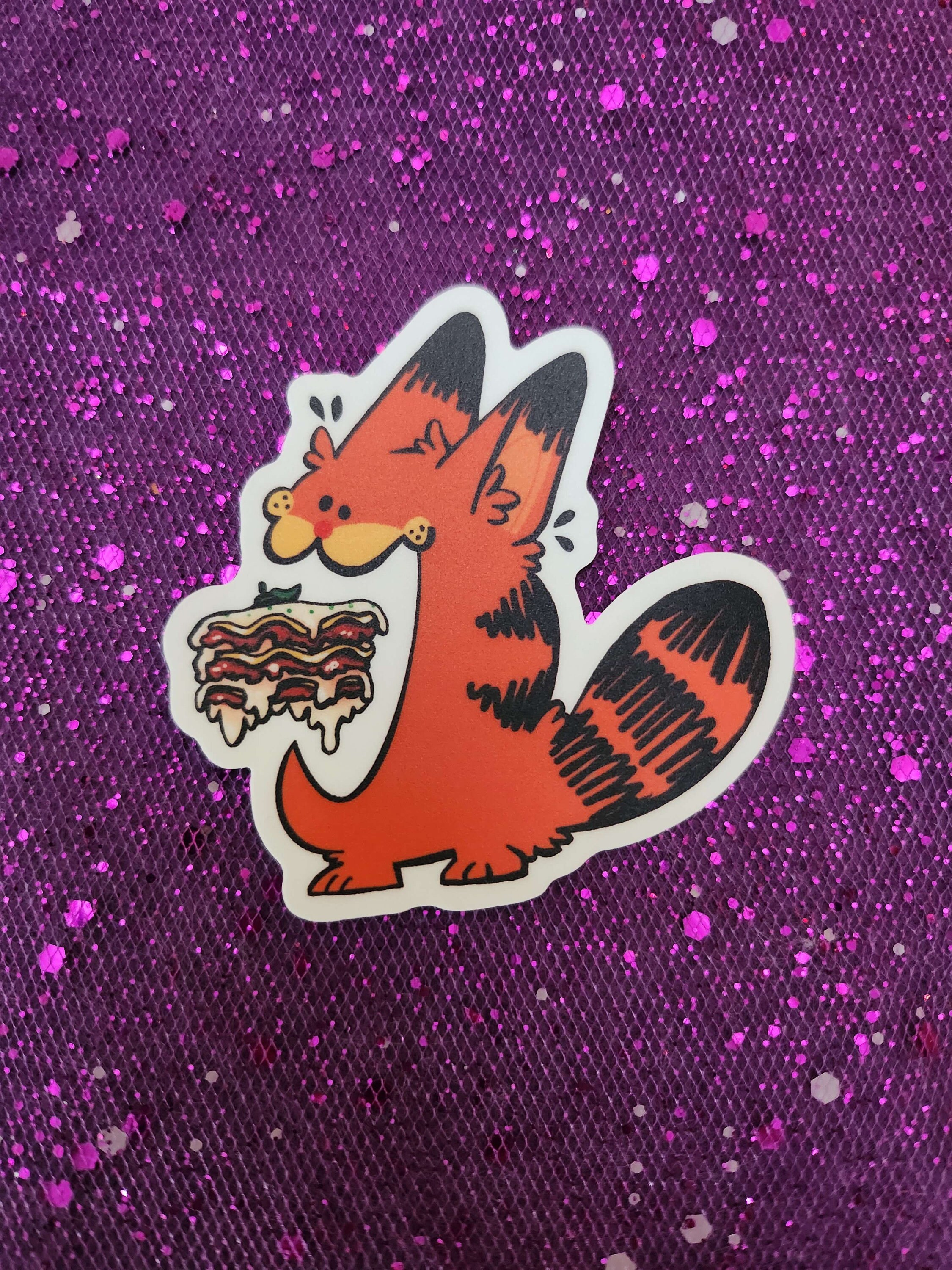 Cute Silly Garf Cat Stickers Waterbottle Laptop Decal - Etsy