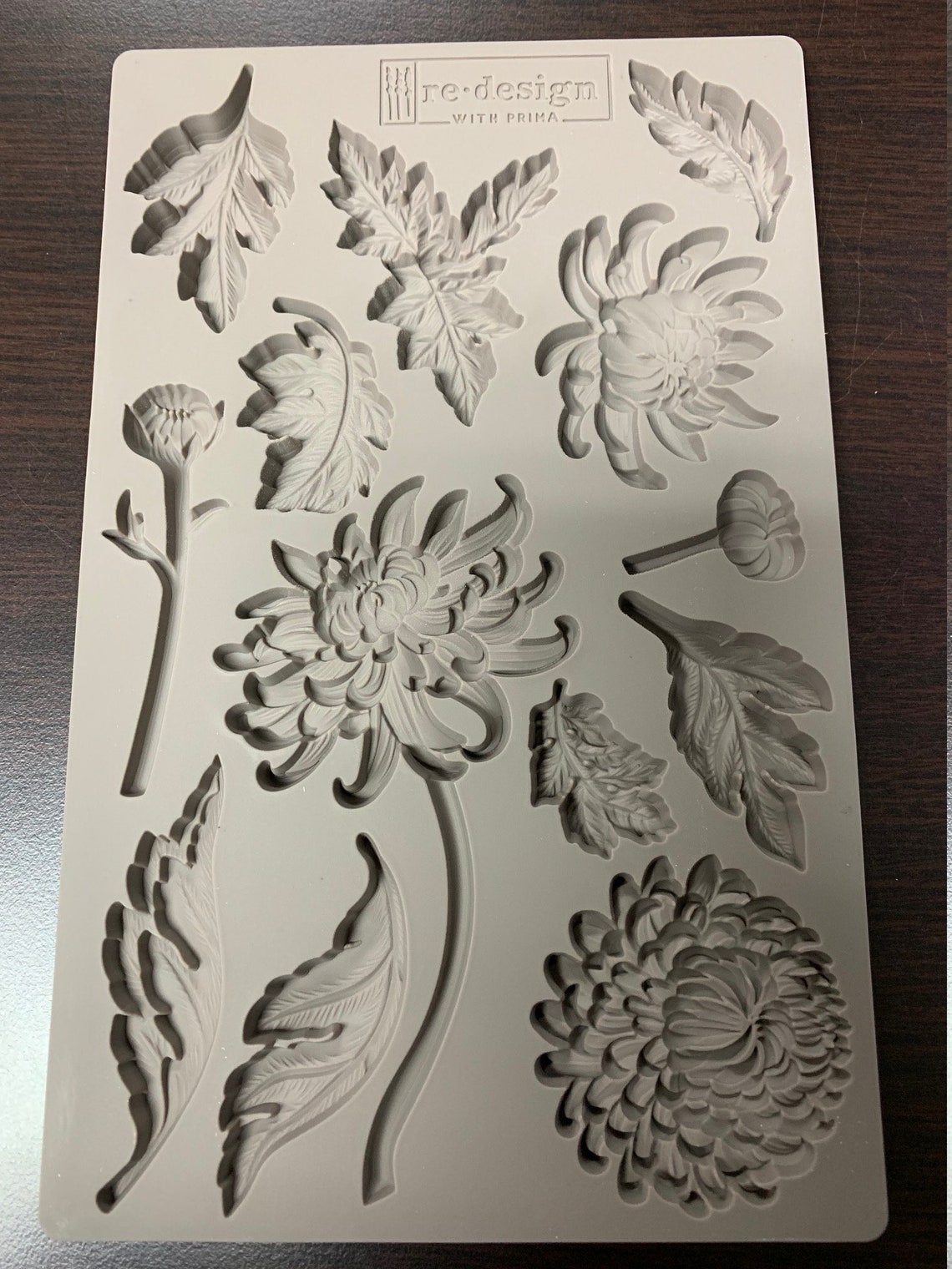 Prima Mould Redesign "botanist Floral" - Vintage Art Decor Silicon Mold ...