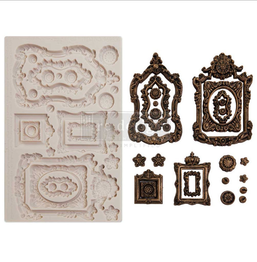 Prima Mould Redesign "ornate Frames" - Vintage Art Decor Silicon Mold ...