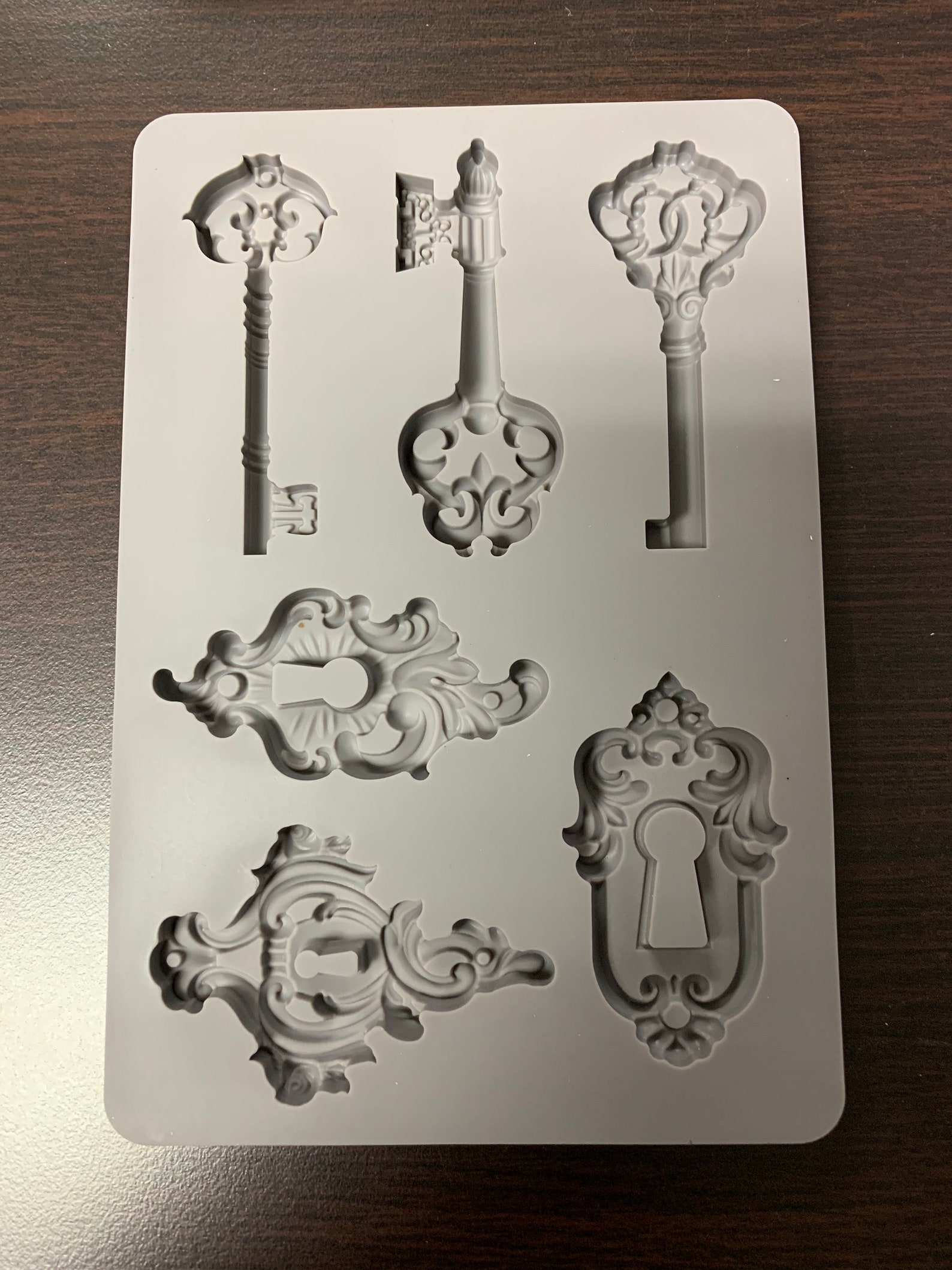 Prima Mould keys Vintage Art Decor Silicon Mold | Etsy
