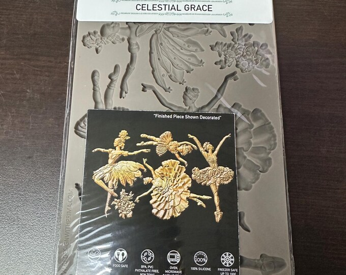Prima Mould Redesign "celestial Grace" - Vintage Art Decor Silicon Mold ...