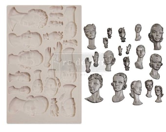 Prima Mould Redesign "annette" - Vintage Art Decor Silicon Mold Food ...