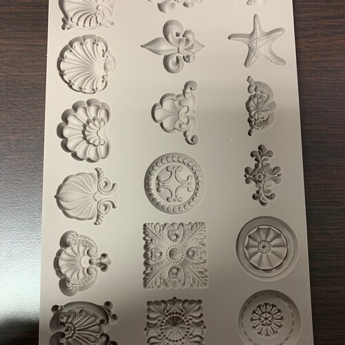 Prima Mould Redesign regal Emblems Vintage Art - Etsy