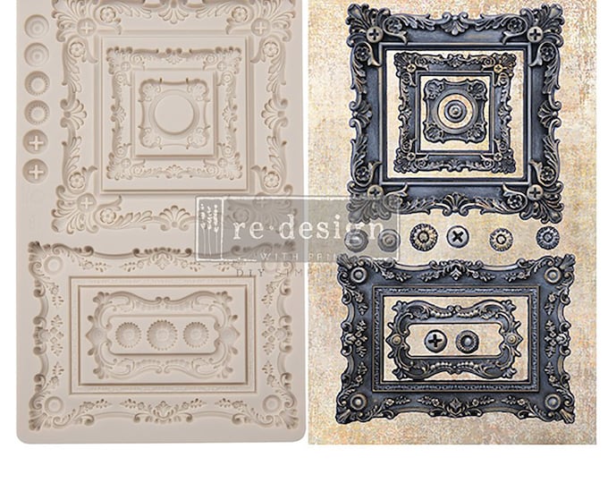 Prima Mould Redesign elisian Clockworks Vintage Art Decor Silicon Mold ...