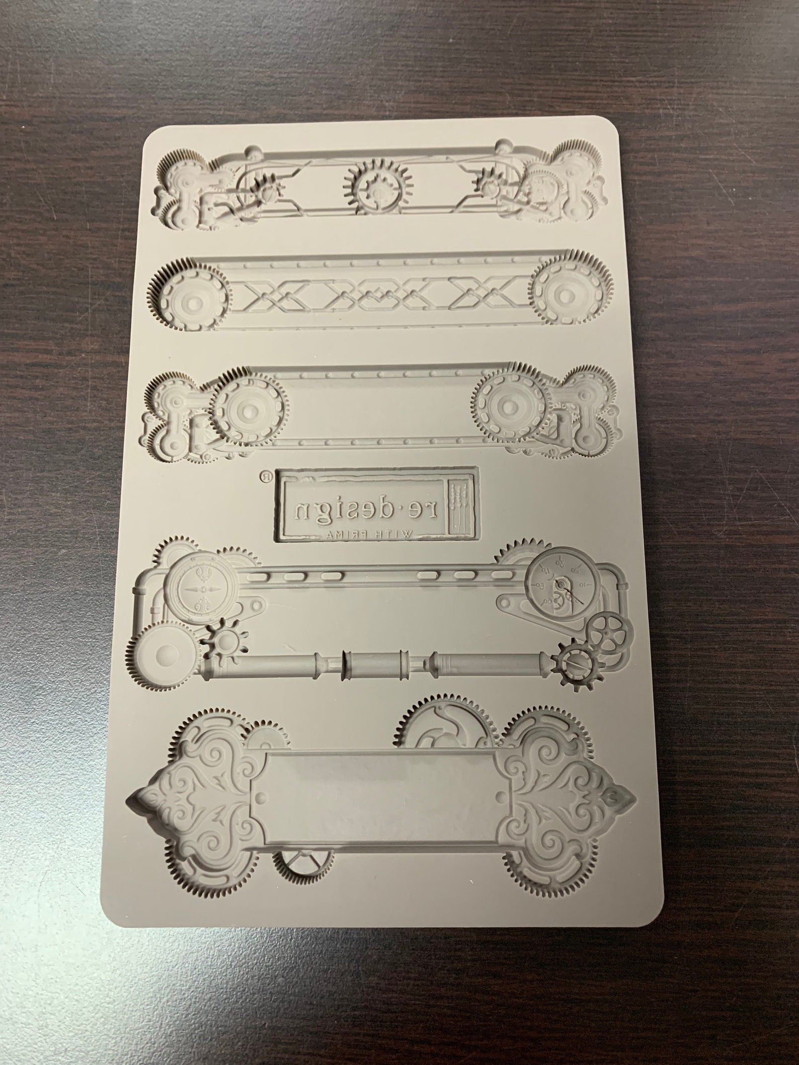 Prima Mould Redesign Steampunk Plates Vintage | Etsy