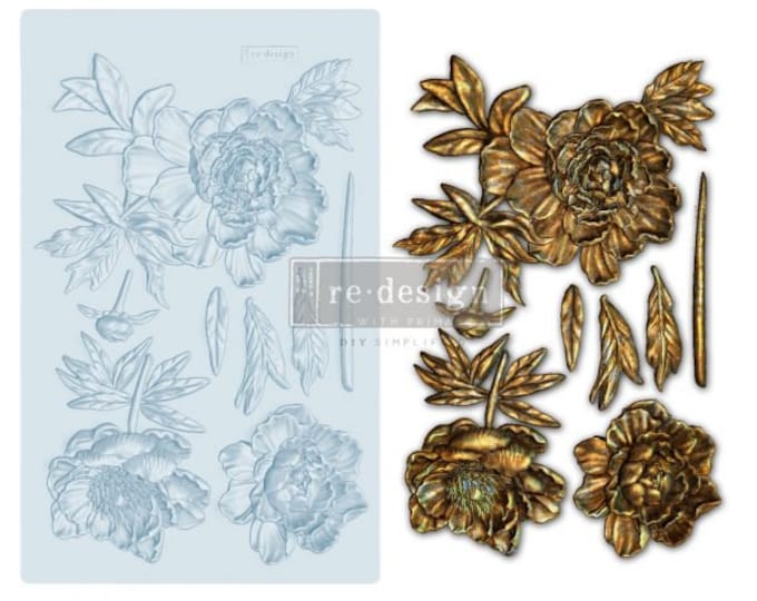 Prima Mould Redesign regal Trimmings Vintage Art Decor Silicon Mold ...