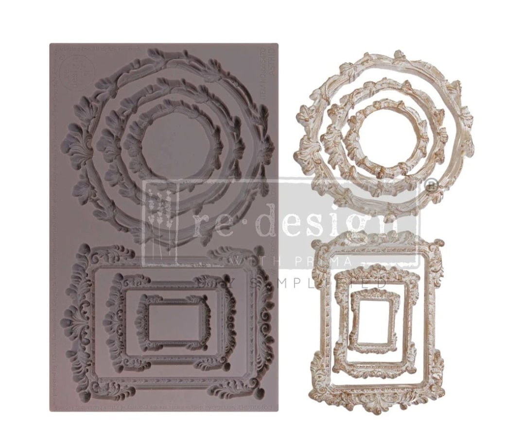 Prima Mould Redesign "astrid" - Vintage Art Decor Silicon Mold Food ...
