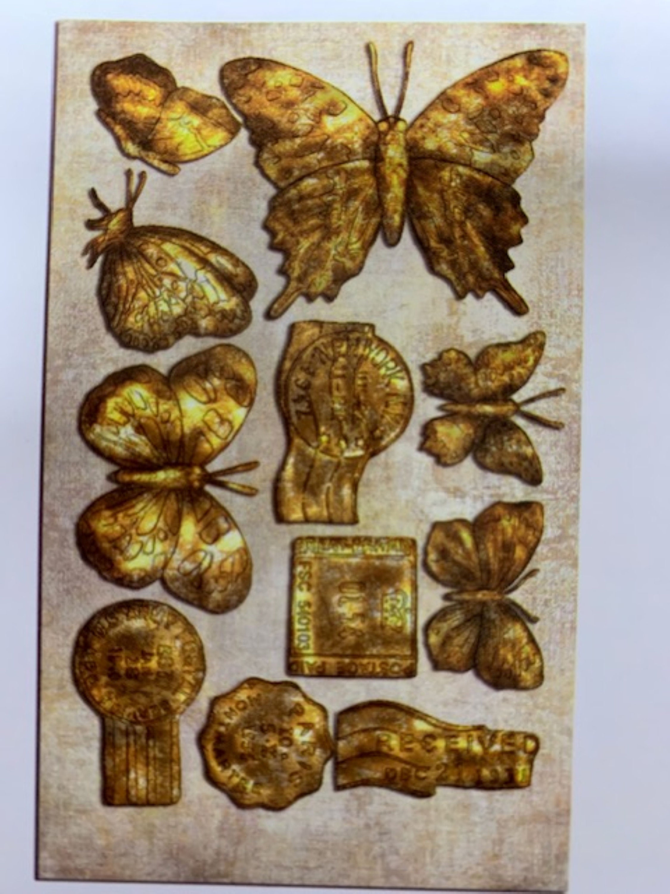 Prima Mould Redesign butterfly in Flight Vintage | Etsy