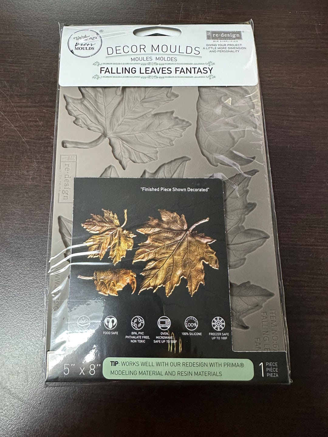 Prima Mould Redesign "falling Leaves Fantasy" - Vintage Art Decor ...