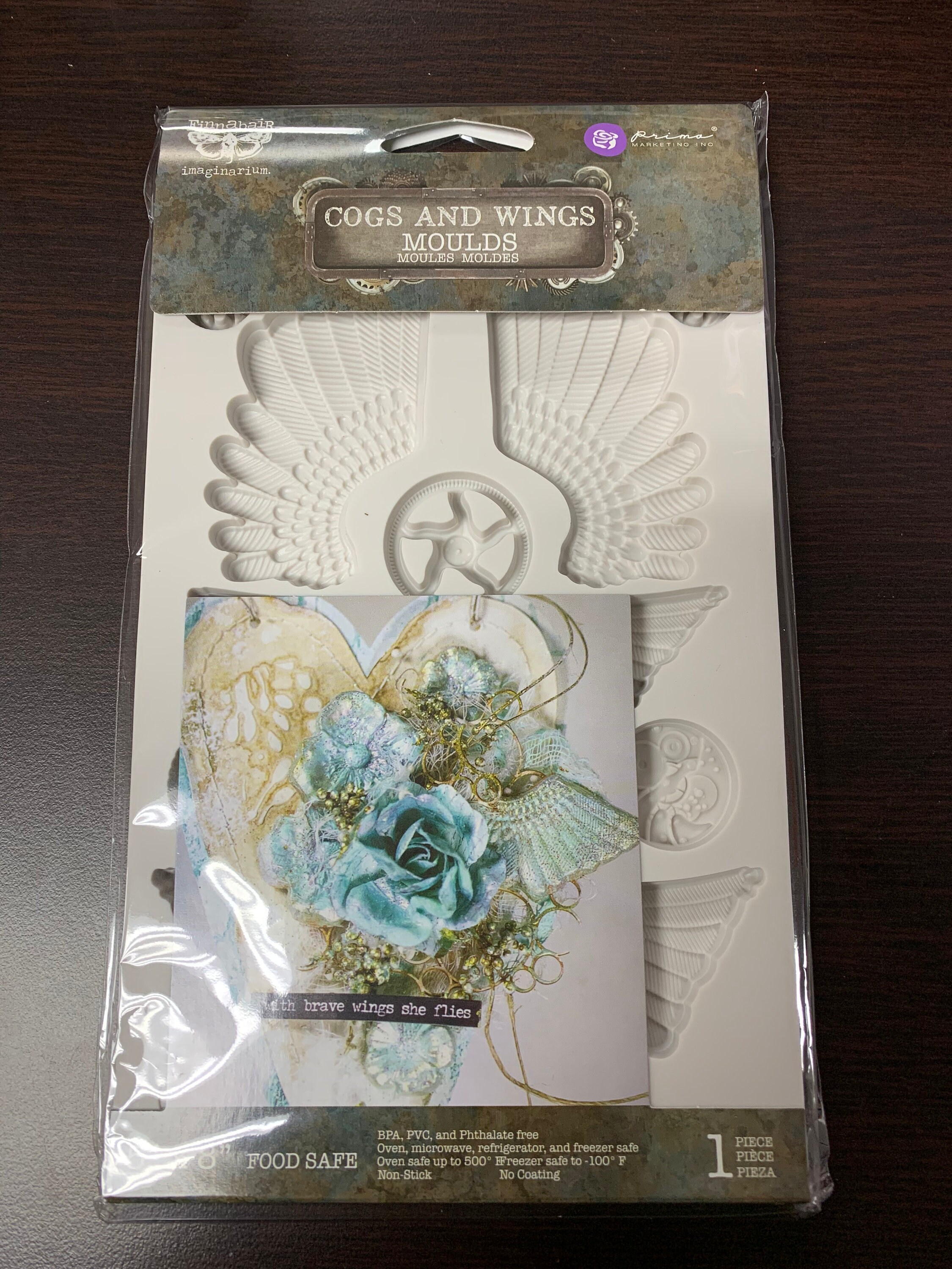 Prima Mould Finnabair cogs and Wings Vintage Art | Etsy