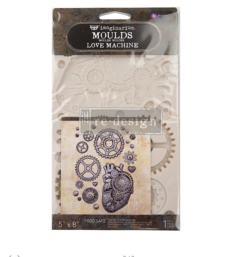 Prima Mould Redesign love Machine Vintage Art - Etsy