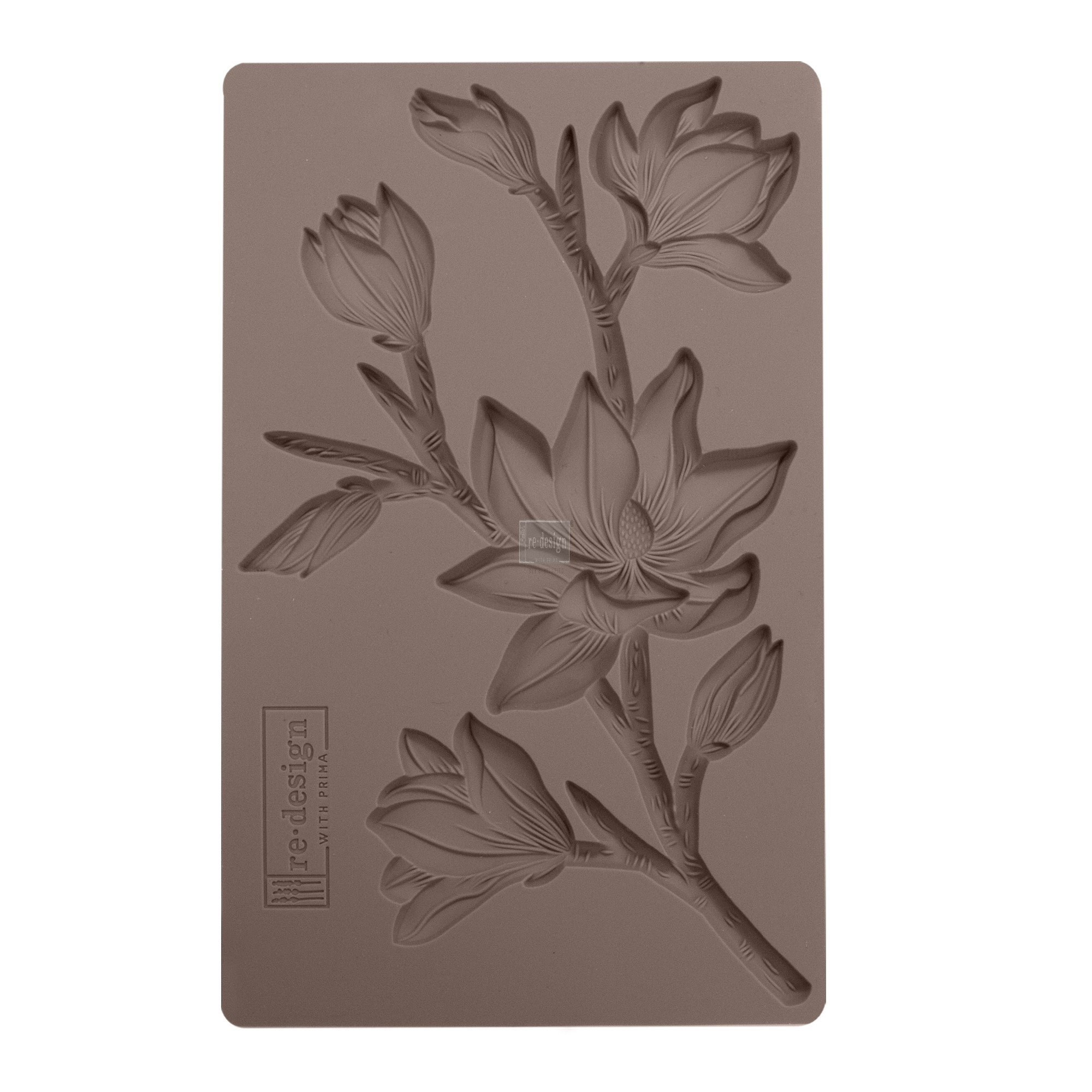 Prima Mould Redesign "forest Floral" - Vintage Art Decor Silicon Mold ...