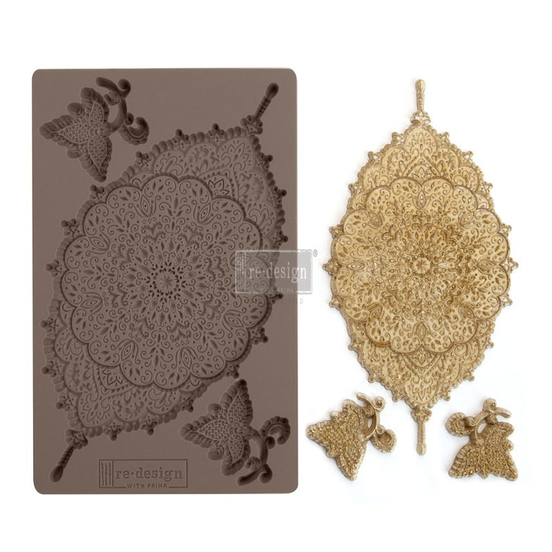 Prima Mould Redesign morocco Emblem Vintage Art - Etsy