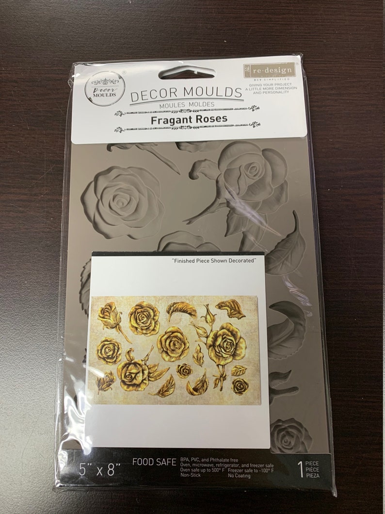 Prima Mould Redesign fragrant Roses Vintage Art | Etsy