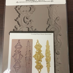 Prima Mould Redesign "sicilian Plates" - Vintage Art Decor Silicon Mold ...