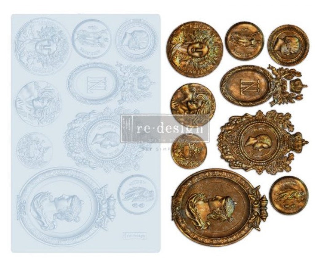 Prima Mould Redesign ancient Findings Vintage Art Decor Silicon Mold ...