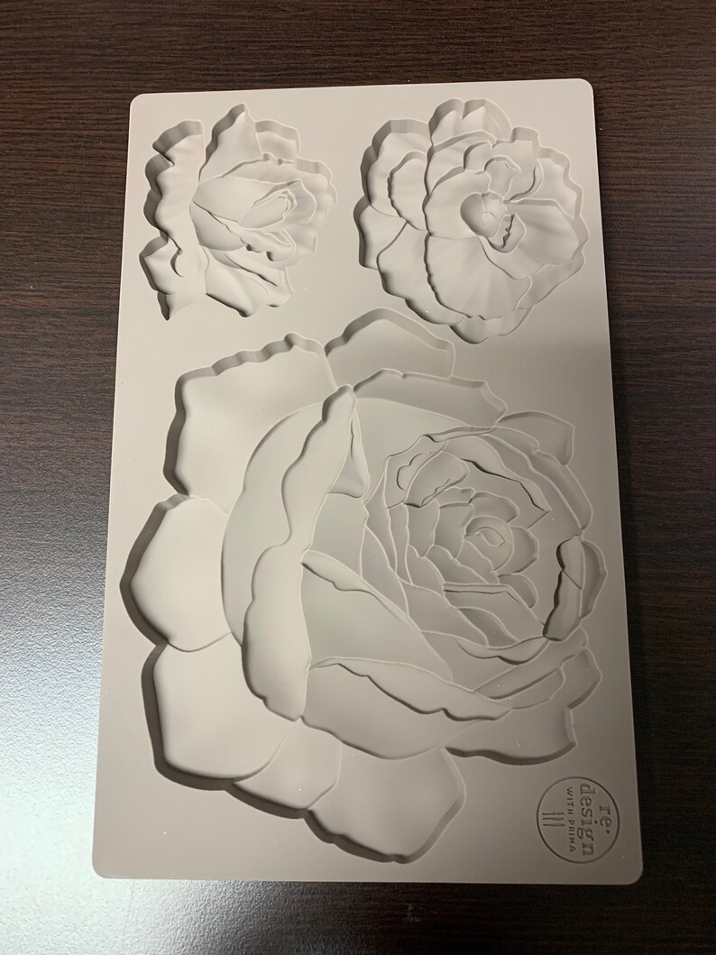 Prima Mould Redesign etruscan Rose Vintage Art - Etsy