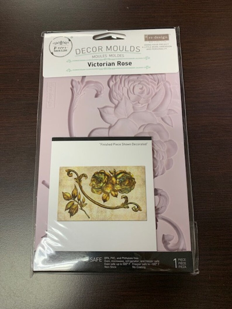 Prima Mould Redesign victorian Rose Vintage Art | Etsy