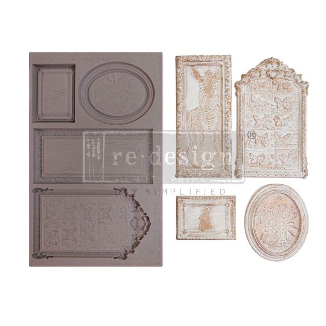 Prima Mould Redesign "blackwood Manor" - Vintage Art Decor Silicon Mold ...