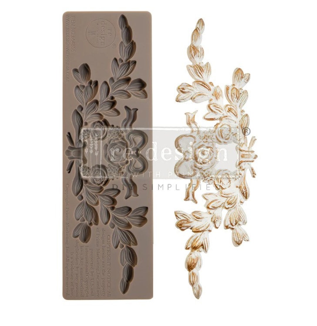 Prima Mould Redesign "chantal" - Vintage Art Decor Silicon Mold Food ...