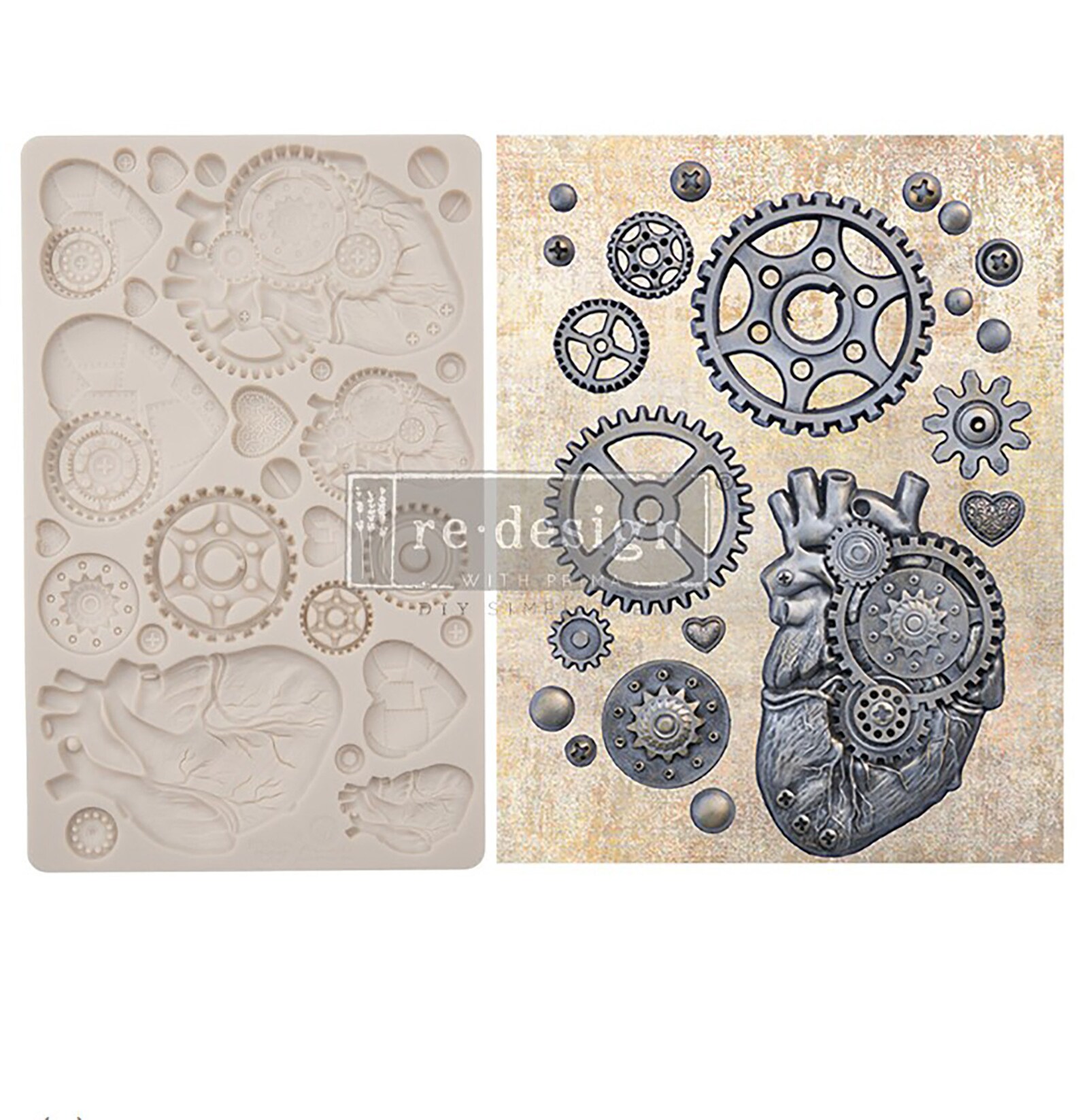 Prima Mould Redesign love Machine Vintage Art - Etsy