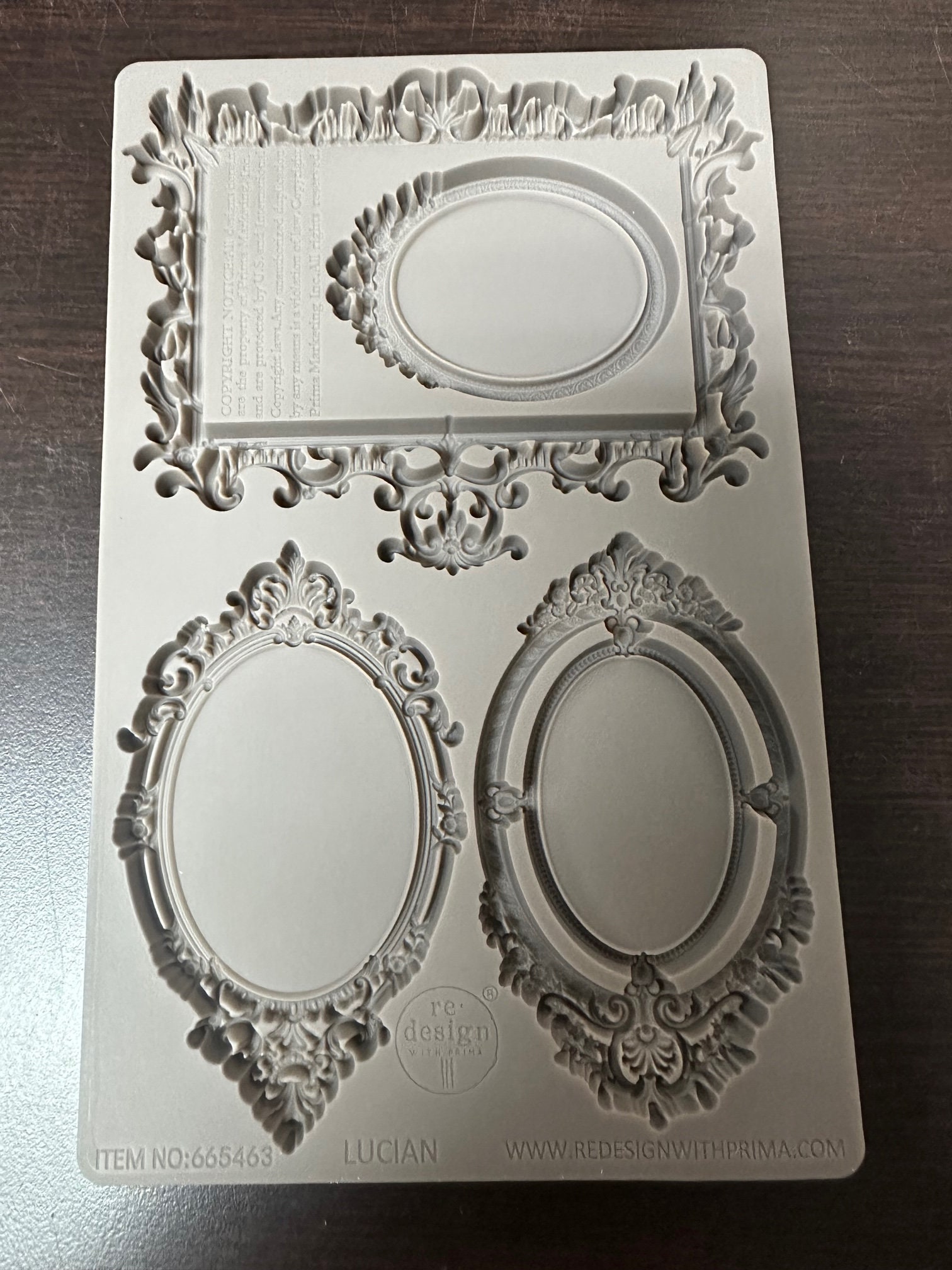 Prima Mould Redesign "lucian" - Vintage Art Decor Silicon Mold Food ...