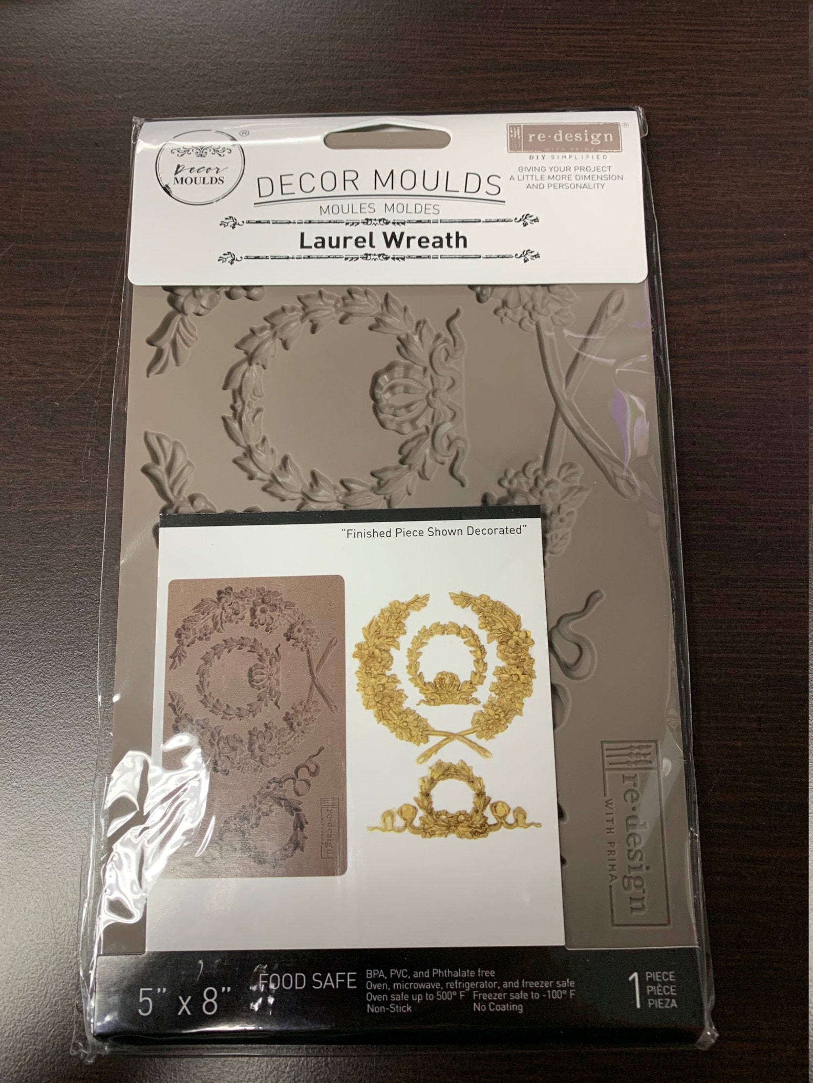 Prima Mould Redesign laurel Wreath Vintage Art - Etsy