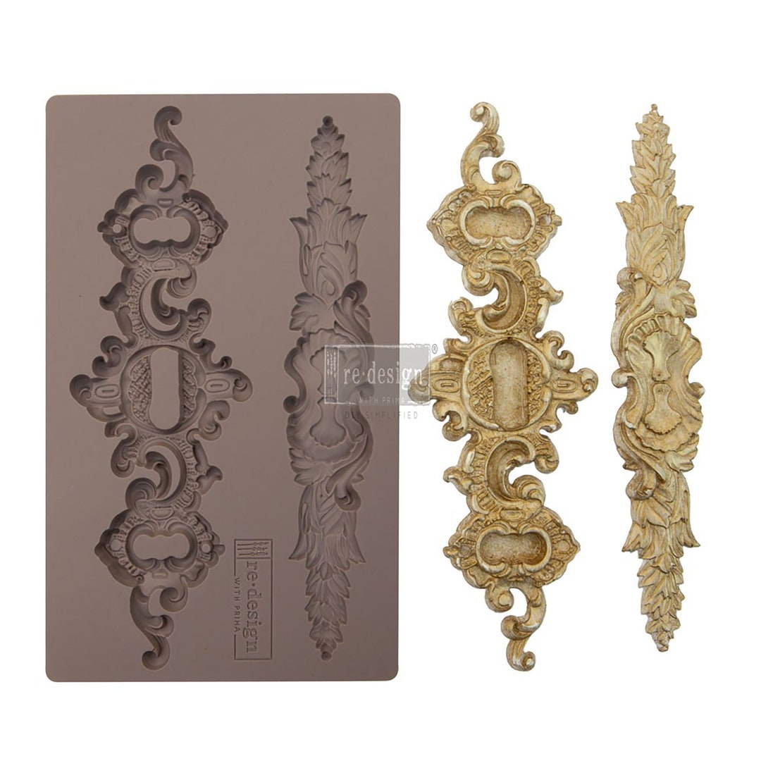 Prima Mould Redesign "sicilian Plates" - Vintage Art Decor Silicon Mold ...