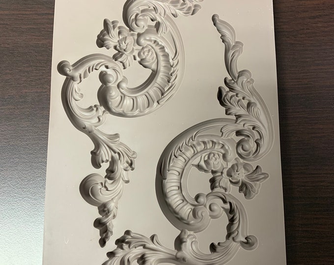 Prima Mould Redesign italian Villa Scrolls Vintage Art Decor Silicon ...