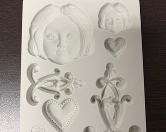 Prima Mould keys Vintage Art Decor Silicon Mold | Etsy