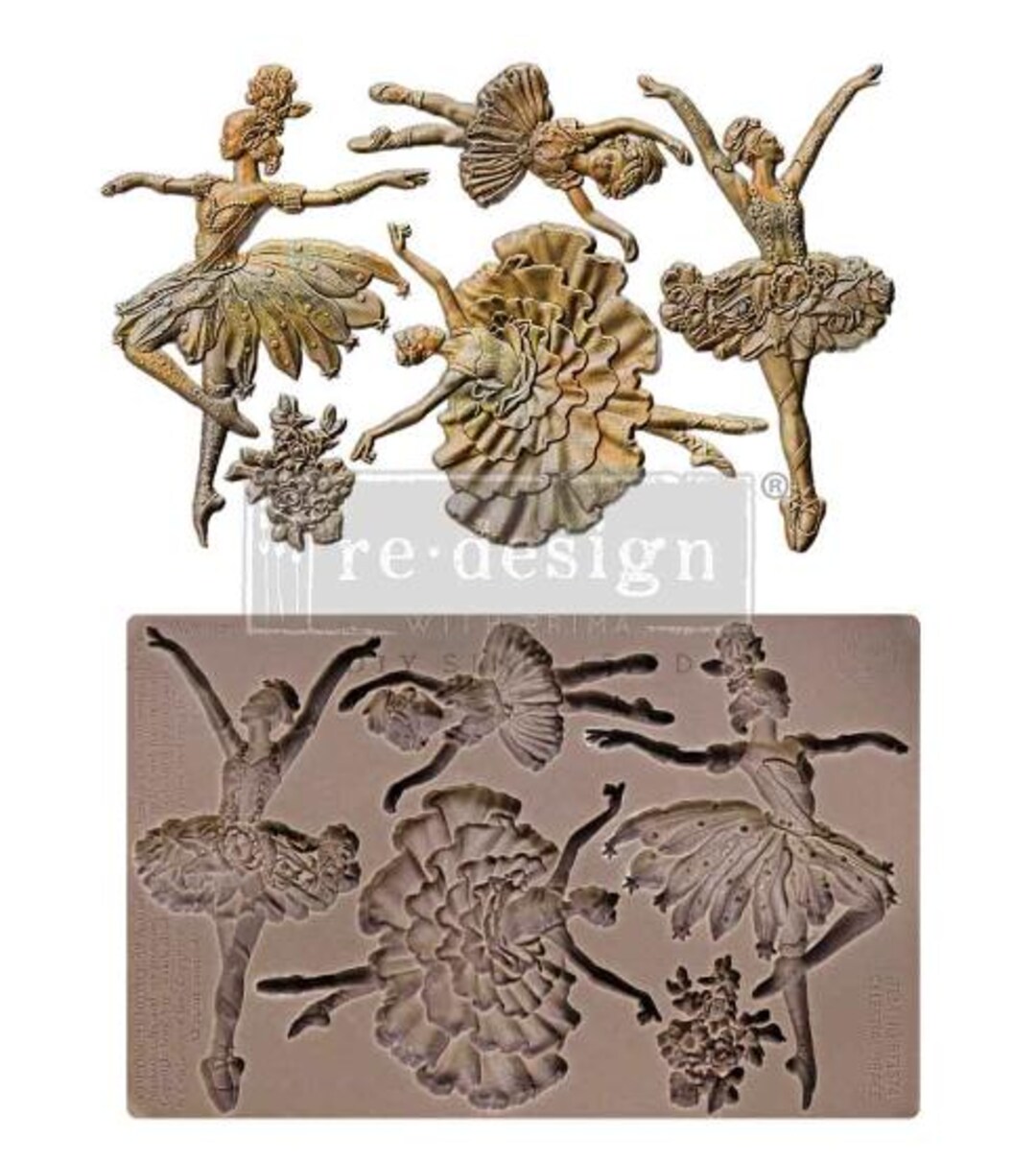 Prima Mould Redesign "celestial Grace" - Vintage Art Decor Silicon Mold ...