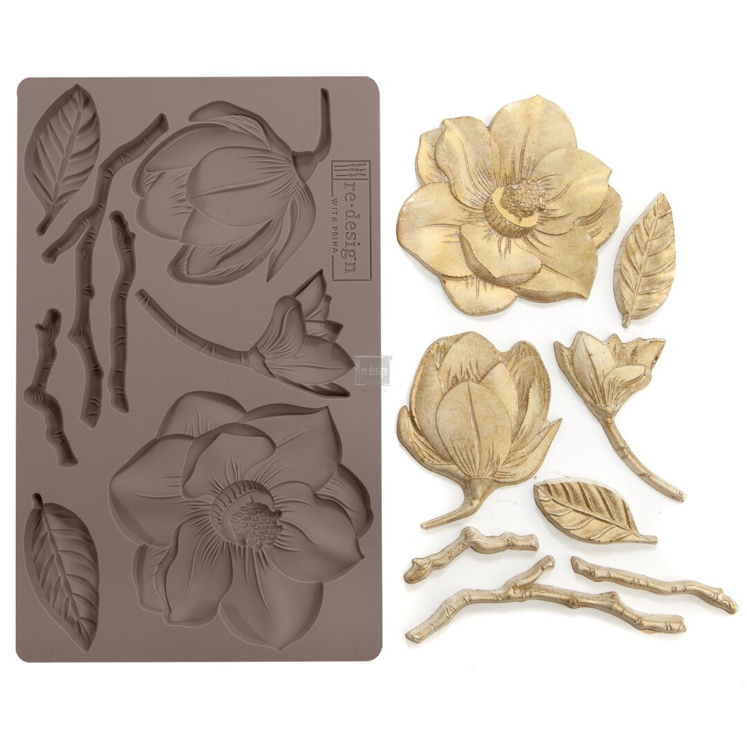 Prima Mould Redesign winter Blooms Vintage Art Decor Silicon Mold Food ...
