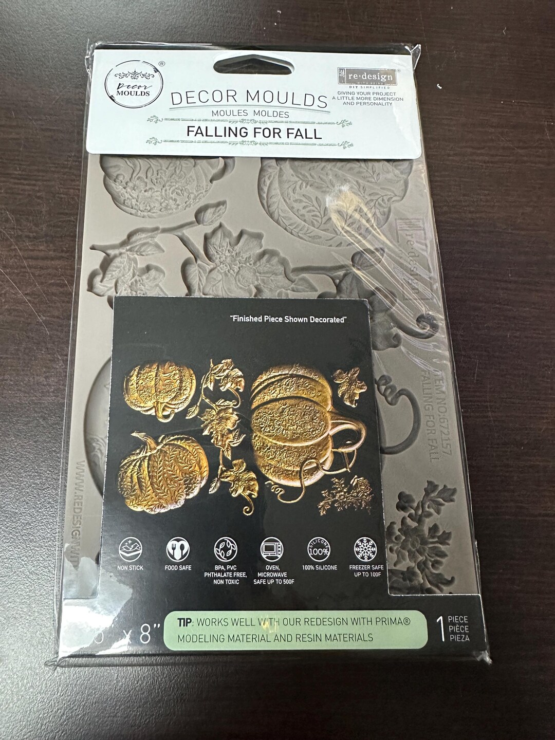 Prima Mould Redesign "falling for Fall" - Vintage Art Decor Silicon ...