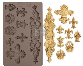 Prima Mould Redesign "finley" - Vintage Art Decor Silicon Mold Food ...